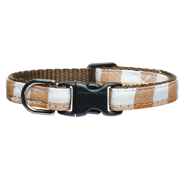 The All Checked Out - Cat Collar – Sweet Pickles Designs