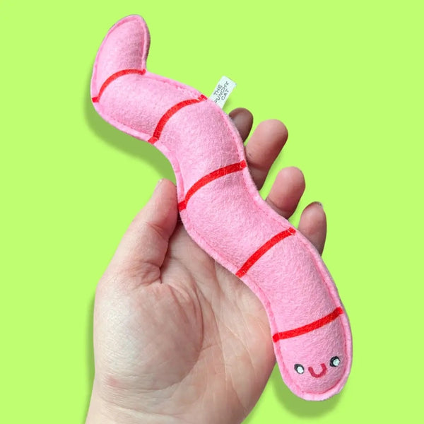 Worm - Catnip Cat Toy – Sweet Pickles Designs
